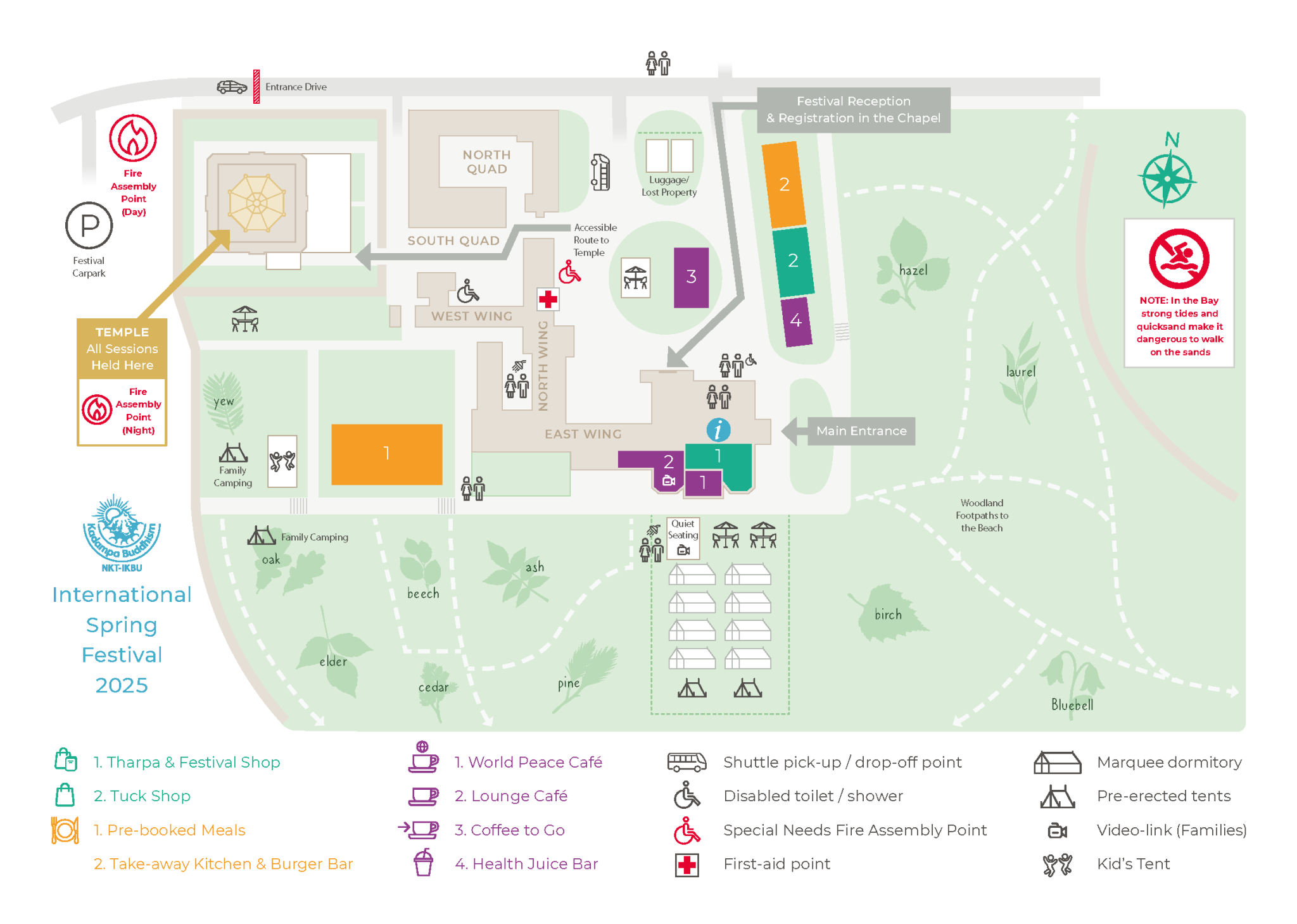 Sitio Mapa - Guía Primavera 2025 - Festivales kadampas